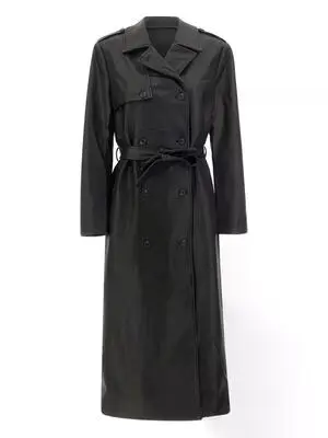 THE GARMENT Brooklyn Trench Double-breasted Jacket - Black