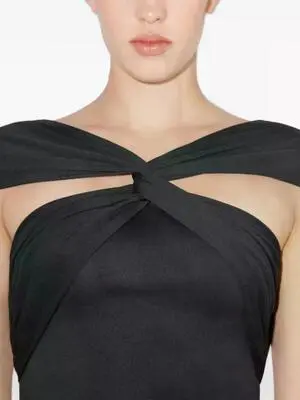 MISBHV Knot-detail Open-back Top