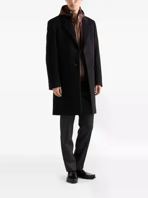 Prada Notch-lapel Wool Coat