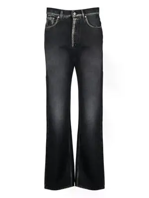 Moschino Jeans Black Wash Bottoms For Women
