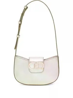FERRAGAMO Gancini Zip Shoulder Bag