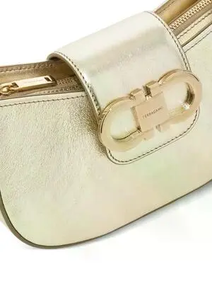 FERRAGAMO Gancini Zip Shoulder Bag