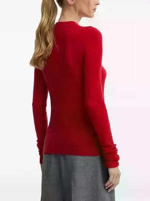 HERSKIND Round-neck Ribbed Sweater