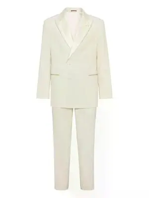 Brunello Cucinelli Peak-lapel Double-breasted Suit