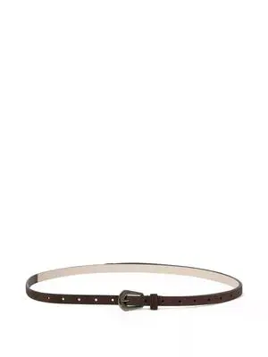 Brunello Cucinelli Suede Belt - Brown