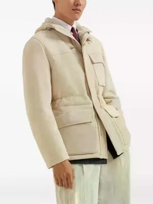 Brunello Cucinelli Hooded Parka - Neutrals