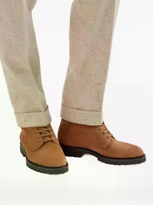 Brunello Cucinelli Lace-up Suede Boots