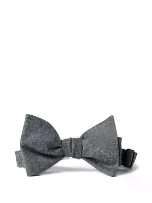 Brunello Cucinelli Flannel Bow Tie - Grey