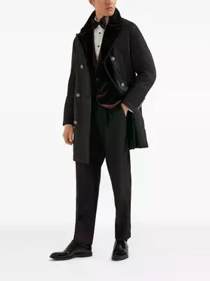 Brunello Cucinelli Pleated Tuxedo Shirt