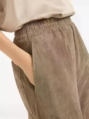 Brunello Cucinelli Suede Trousers