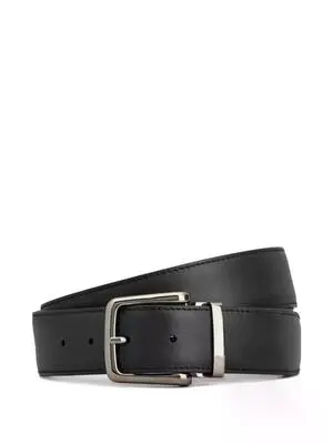 TOD'S Reversible Leather Belt - Black