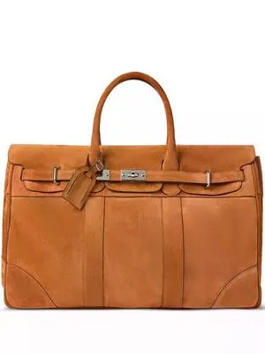 Brunello Cucinelli Weekender Country Luggage Bag - Brown