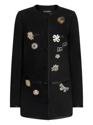 Dolce & Gabbana Embellished Button-front Jacket