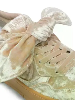 AUTRY Medalist Sneakers With Bow Detail - Neutrals