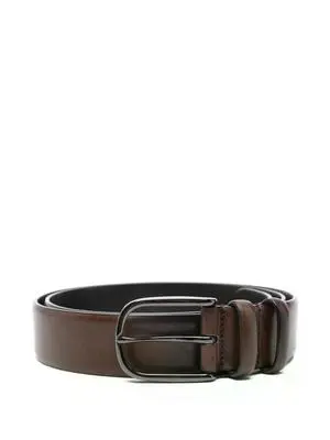 Officine Creative Leather Buckle Belt - Brown