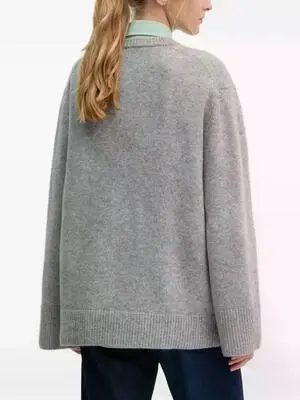 HERSKIND V-neck Ribbed Sweater
