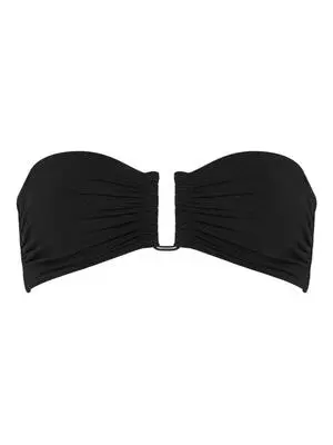 ERES Ruched-detail Bikini Top - Black