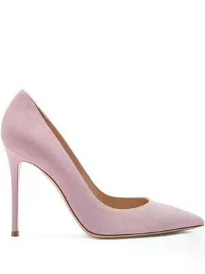 Pink Suede Pumps