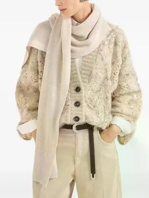 Brunello Cucinelli Cashmere Scarf - Neutrals