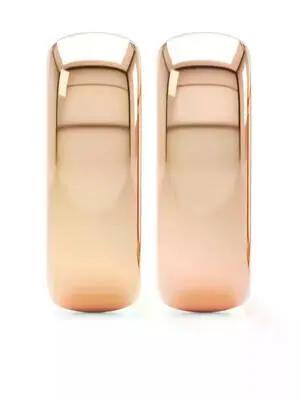 LOEV 14k Rose Gold Allday Huggie Earrings - Pink
