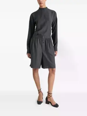 LEMAIRE Long-sleeve Plastron Blouse