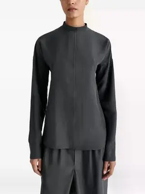 LEMAIRE Long-sleeve Plastron Blouse