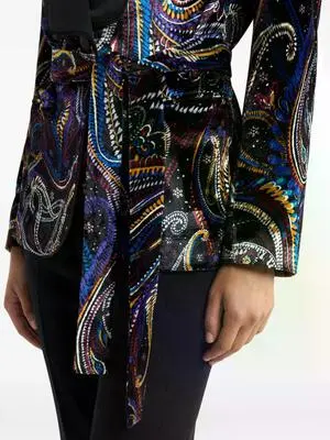 Etro Paisley Velvet Blazer