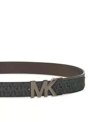 Michael Kors Logo-pattern Buckle Belt