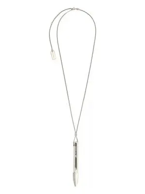LEMAIRE Aubock Pen-pendant Necklace - Silver