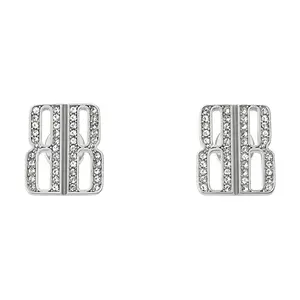 Balenciaga Nano Stud Xs Earrings - Silver