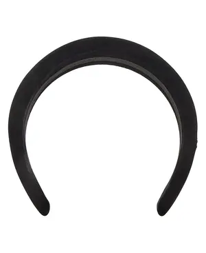Balenciaga Holli Headband - Black/shiny Silver