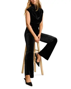 Commando Velvet Wide-leg Trousers