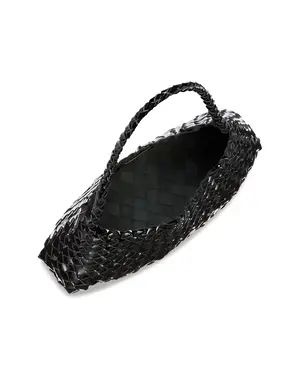 Dragon Diffusion Rosanna Woven Shoulder Bag - Black