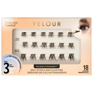 VELOUR Xtension Self-stick Lash Clusters - Everyday Natural