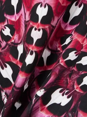 MARY KATRANTZOU Beaux Printed Crepe Midi Dress