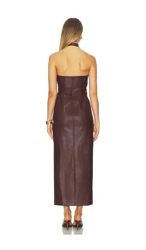 4TH & RECKLESS Rhea Faux Leather Dress