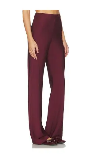 SRG Lennon Silk Pant - Oxblood