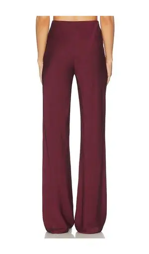 SRG Lennon Silk Pant - Oxblood