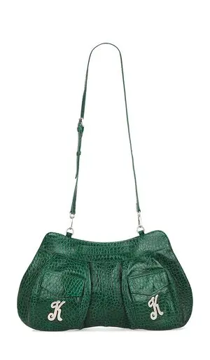 KIM SHUI Croc-embossed Shoulder Bag