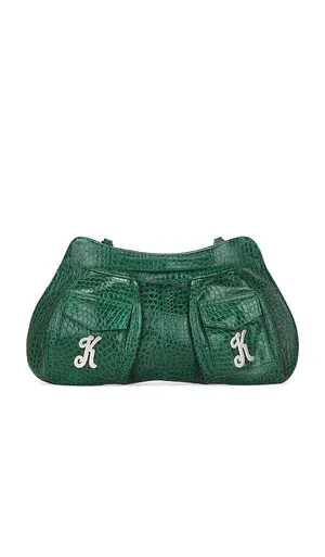 KIM SHUI Croc-embossed Shoulder Bag