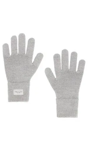 Rag & Bone Blake Metallic Gloves