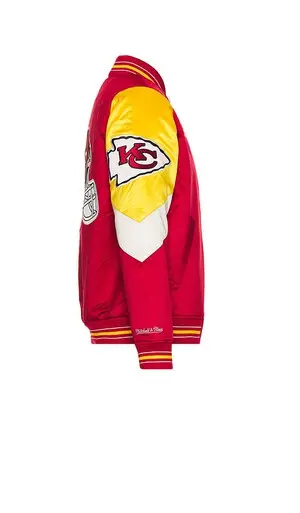 Mitchell & Ness Nfl Chiefs Throw It Back Heavyweight Satin Jacket