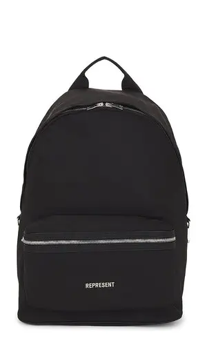 REPRESENT Nylon Backpack - Black