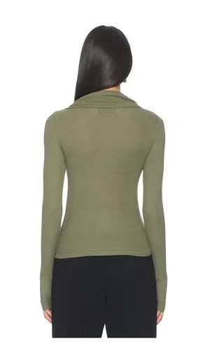 Michael Lauren Long Sleeve Half Zip Top