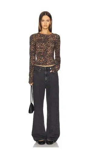 Rag & Bone Luca Printed Long Sleeve
