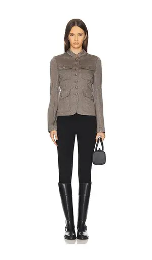 Rag & Bone Mercer Ponte Blazer - Brown Multi