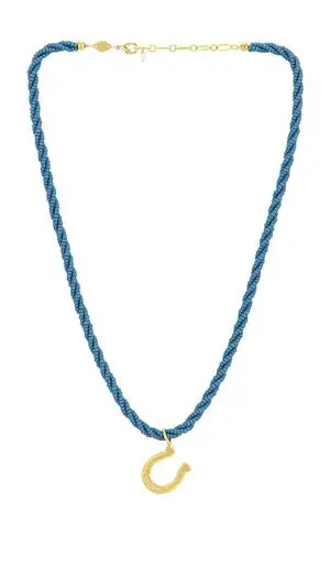 Anni Lu Lady Luck Necklace - Faded Denim