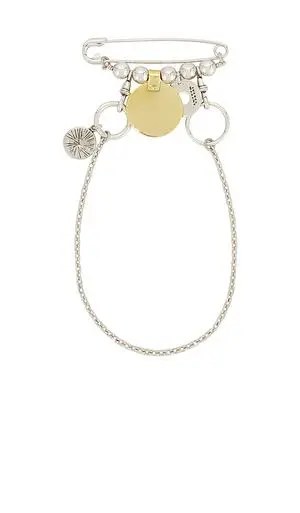 Isabel Marant Bonnie Brooch - Silver & Dore