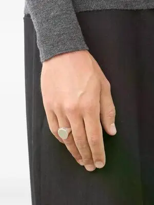 MAISON MARGIELA Chevaliere Signet Ring - Silver
