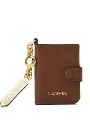LANVIN Leather Keyring Cardholder - Brown